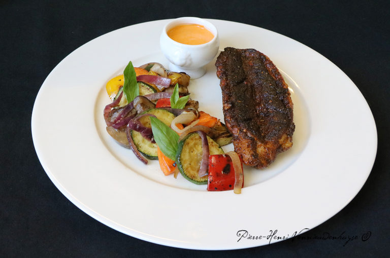 Recette du Magret de canard au Pimenton, légumes grillés à la plancha ...